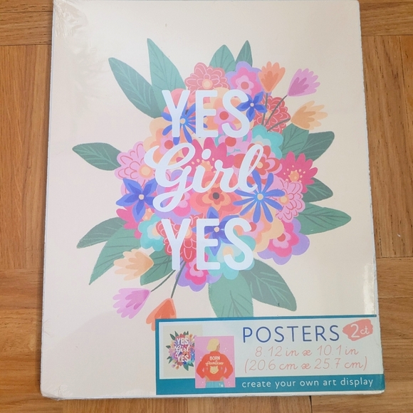 Horizon | Wall Decor | Posters 2ct Yes Girl Yes And Born Fearless ...